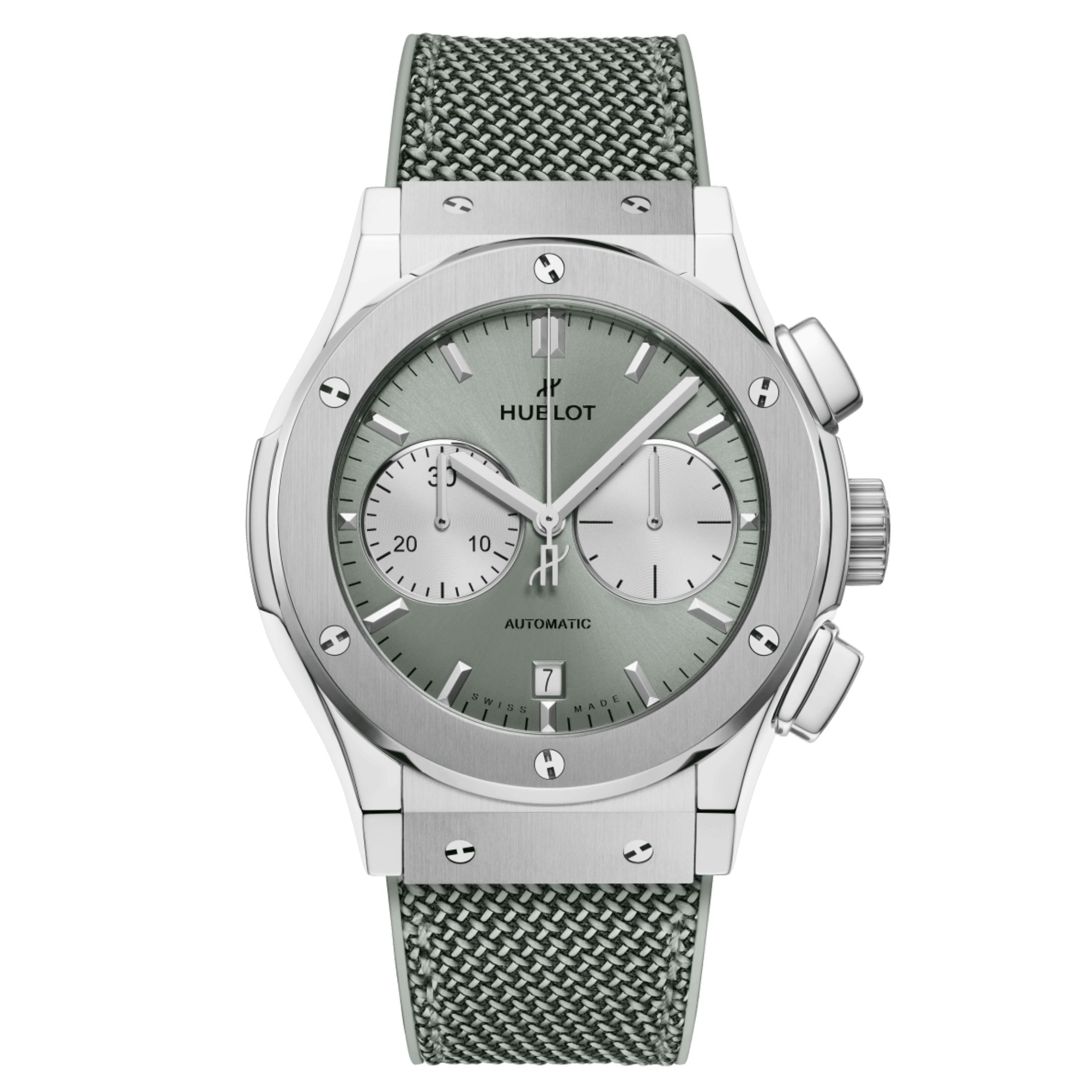 Hublot Classic Fusion Chronograph Titanium Sage Green - Lepage