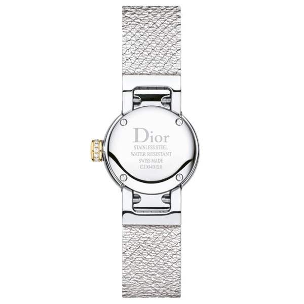 Mini D de Dior Satine quartz watch lapis lazuli diamonds 19 mm - Lepage