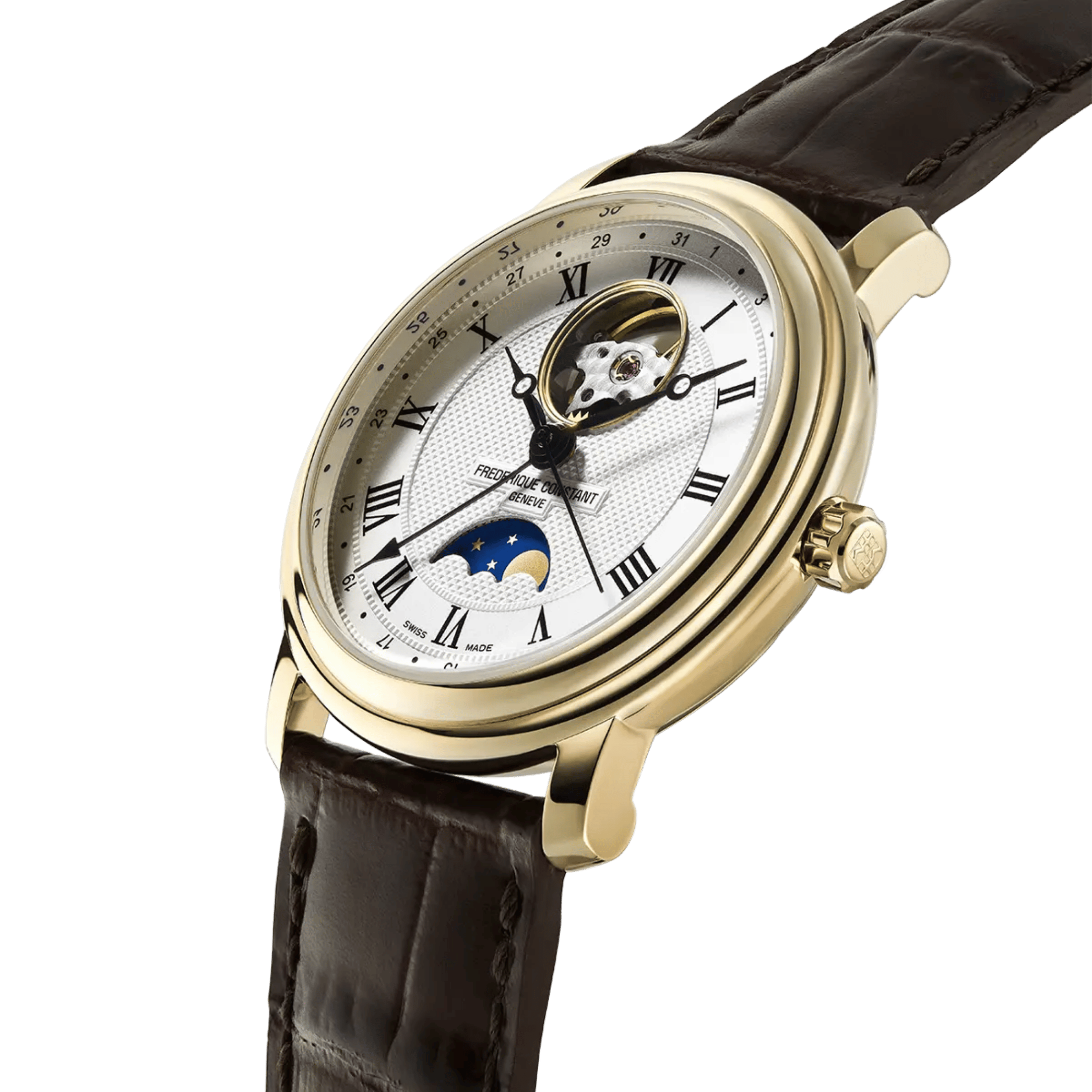 Frédérique Constant Classics Heart Beat Moonphase Date Watch FC ...