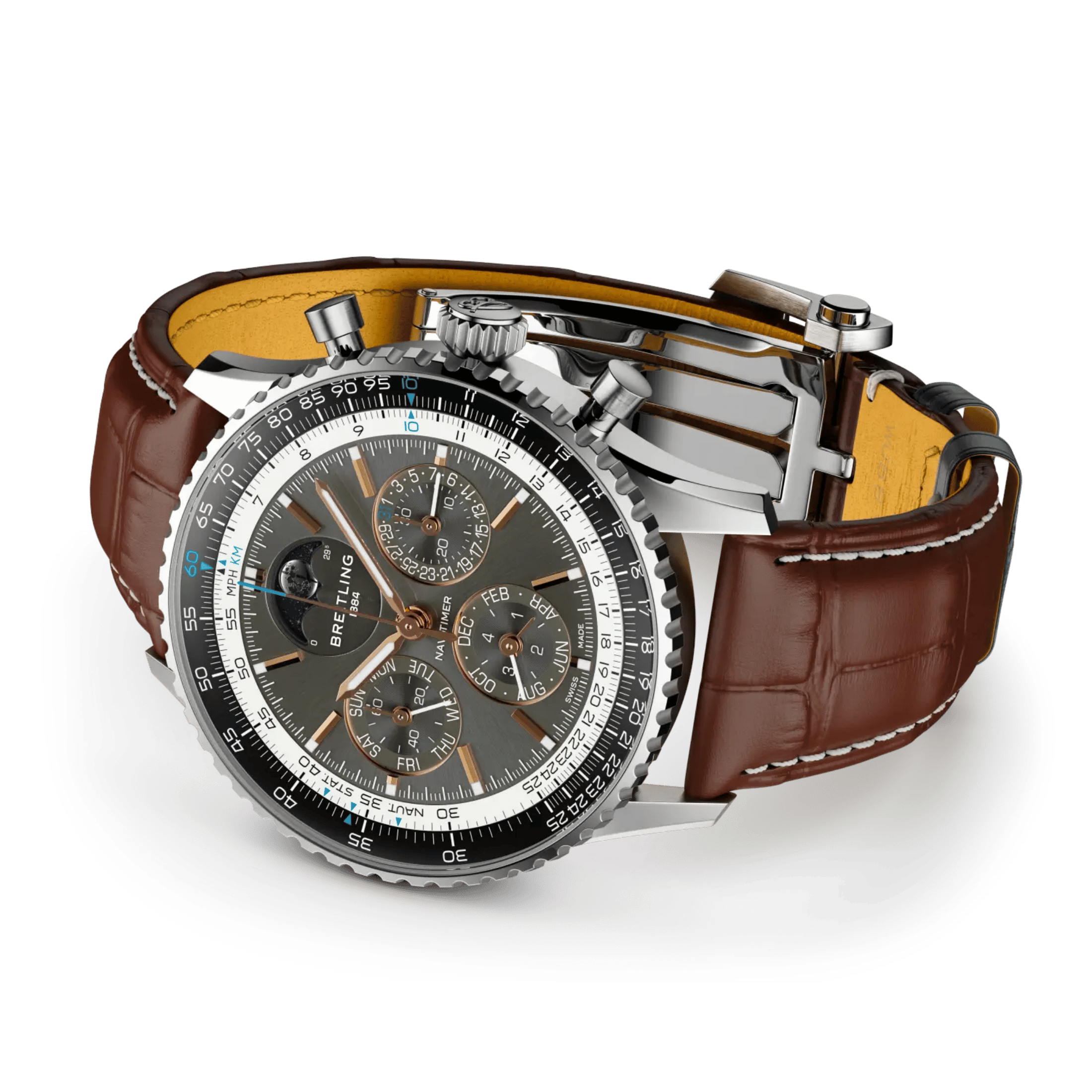 Montre Breitling Navitimer B19 Chronograph 43 Perpetual Calendar ...