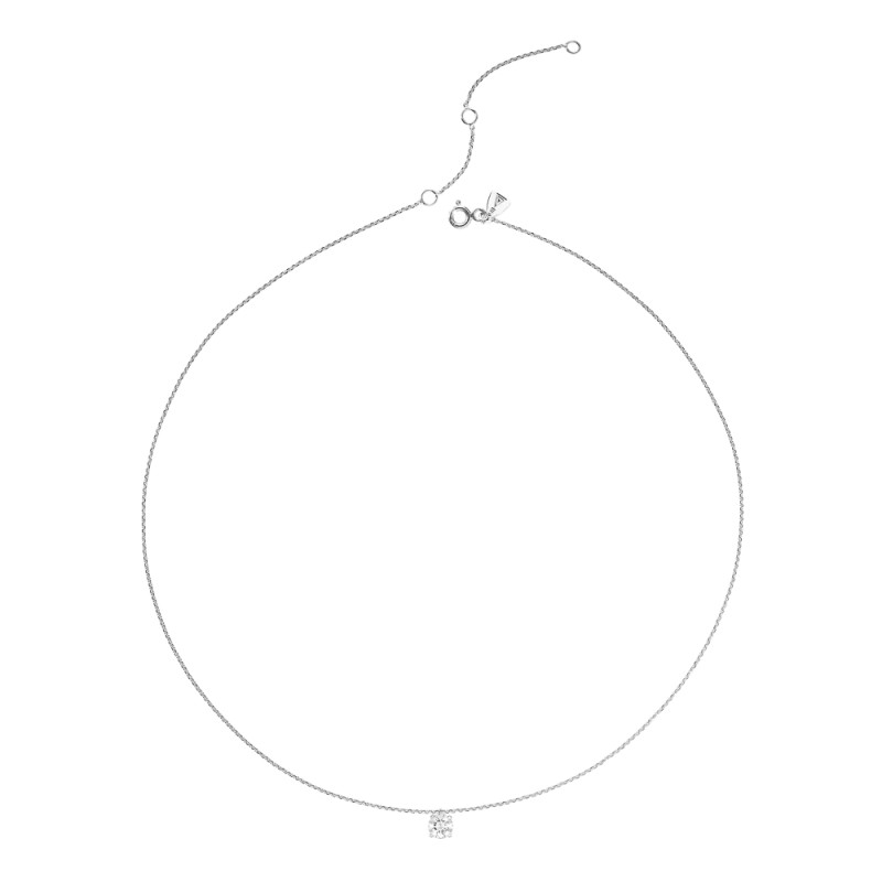 Collier Chéri en or blanc et diamant | LEPAGE