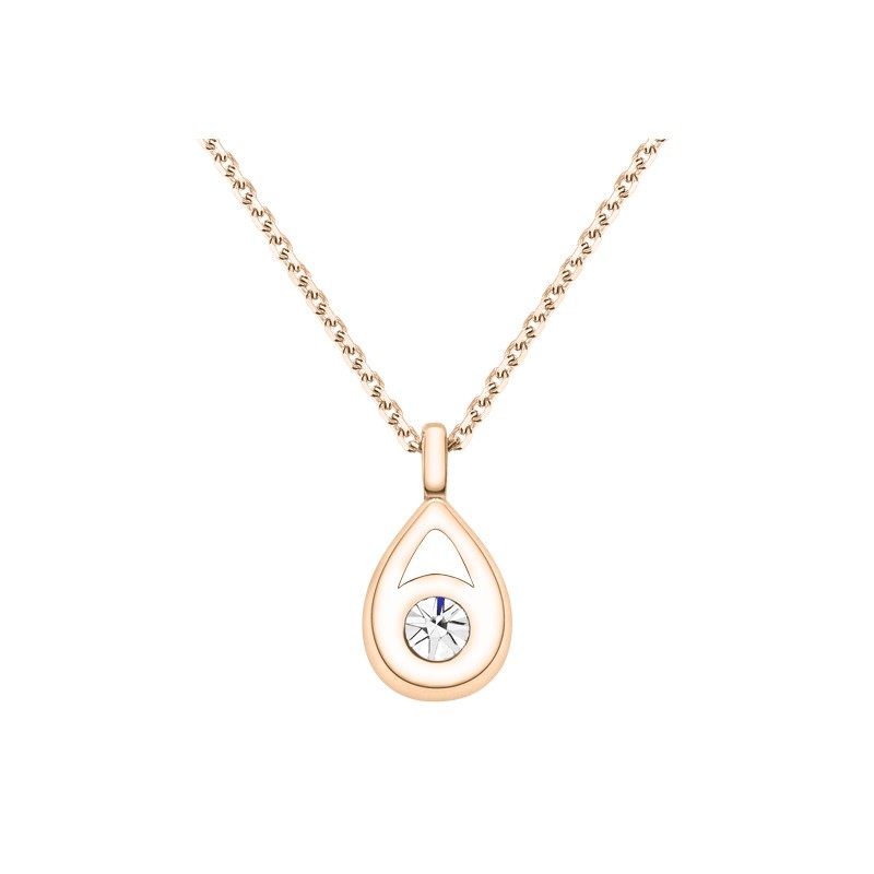 Collier Clyde en or rose et diamant | LEPAGE