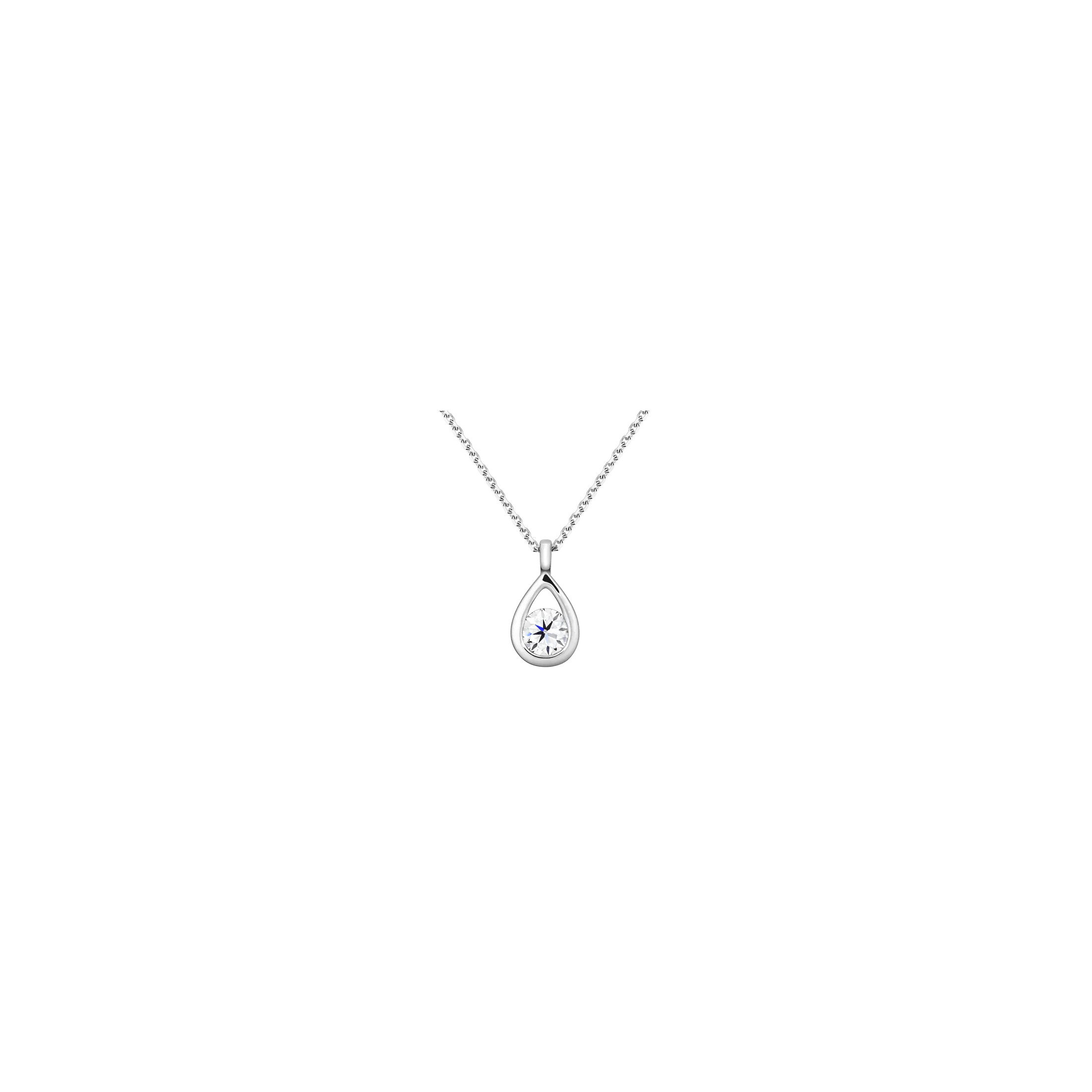 Collier Lepage Clyde en or blanc et diamant | LEPAGE