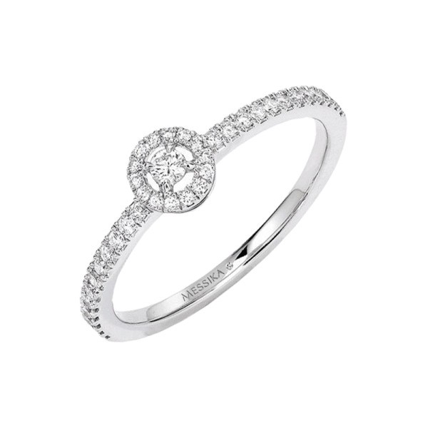 Messika Joy small model ring white gold diamonds | LEPAGE
