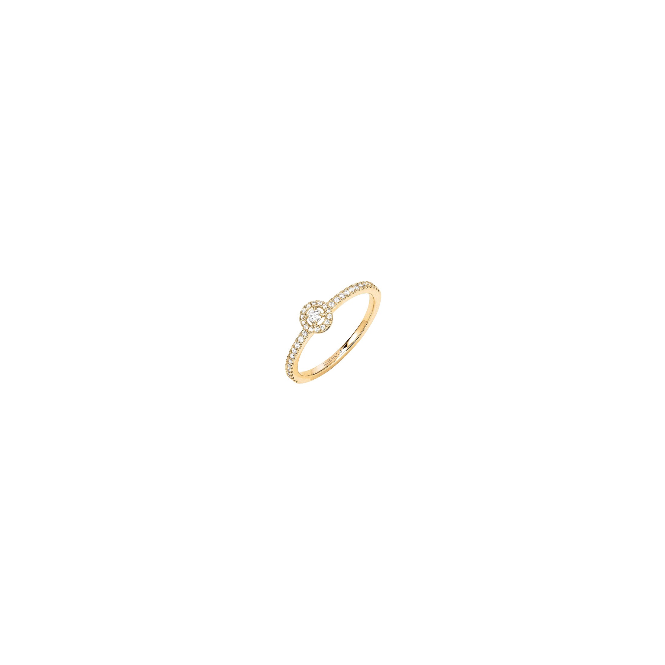 Messika Joy ring yellow gold diamonds | LEPAGE