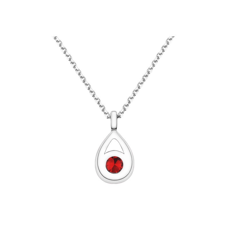 Collier Lepage Clyde en or blanc et rubis | LEPAGE