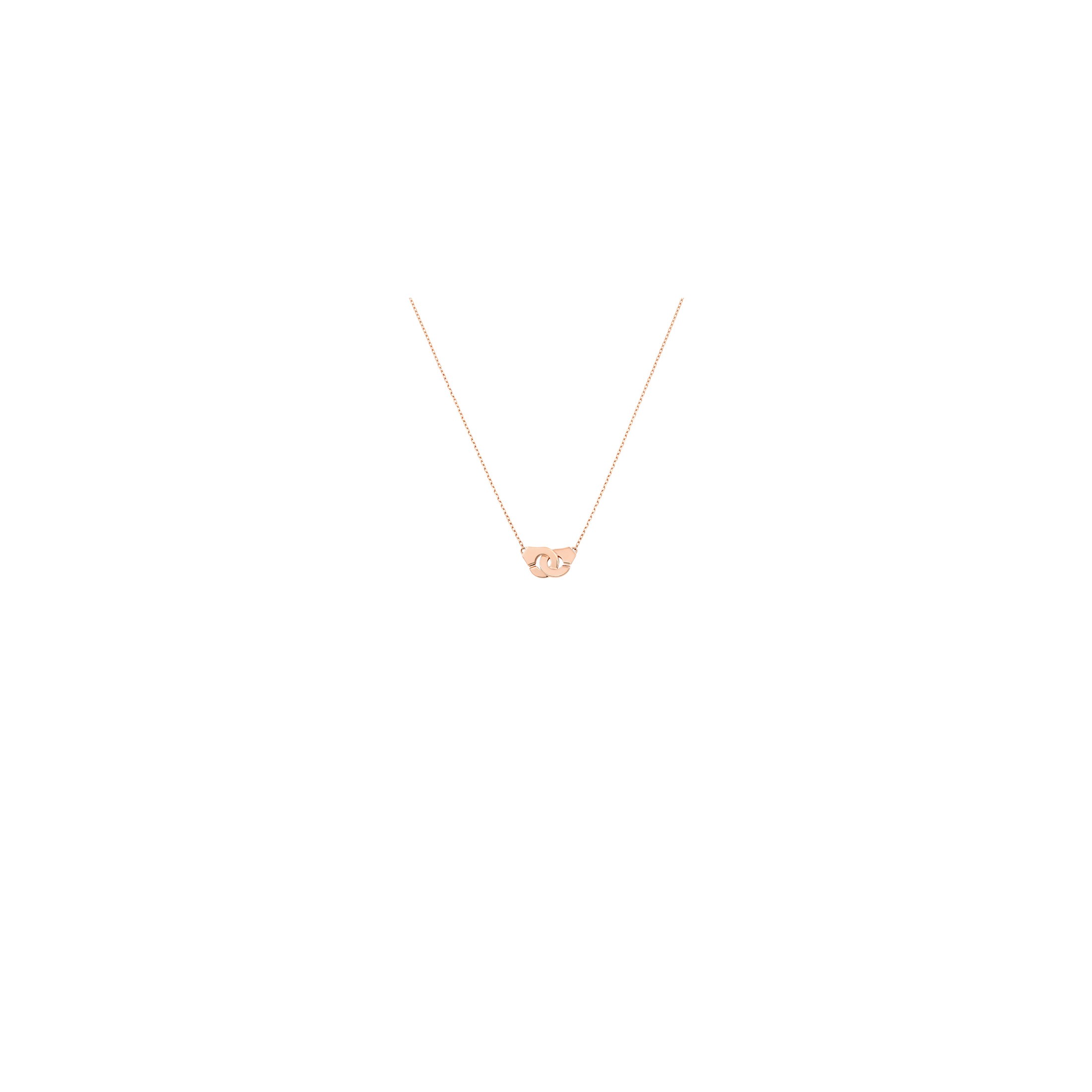 Menottes dinh van R8 necklace in rose gold - Lepage