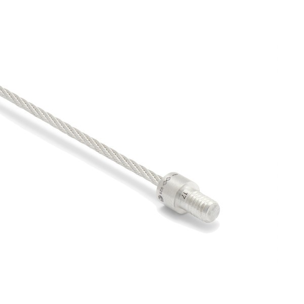 Bracelet cable le gramme en argent brossé, legramme officiel - Lepage