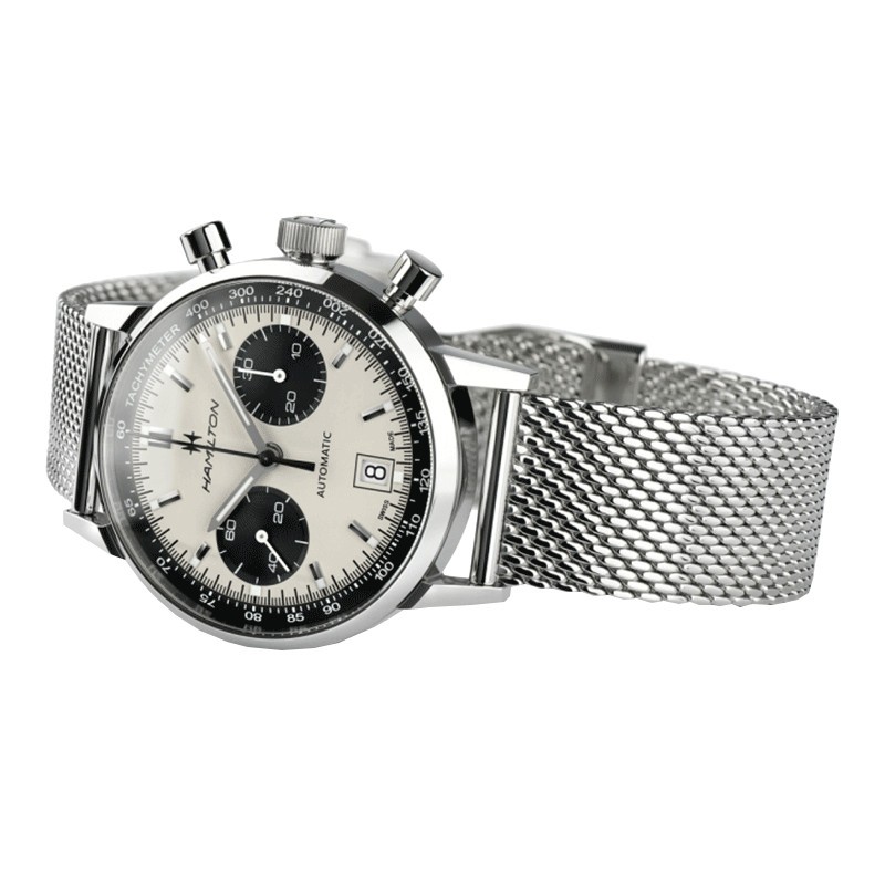 Watch Hamilton Intra-Matic auto chrono panda 40 mm H38416111 - Lepage