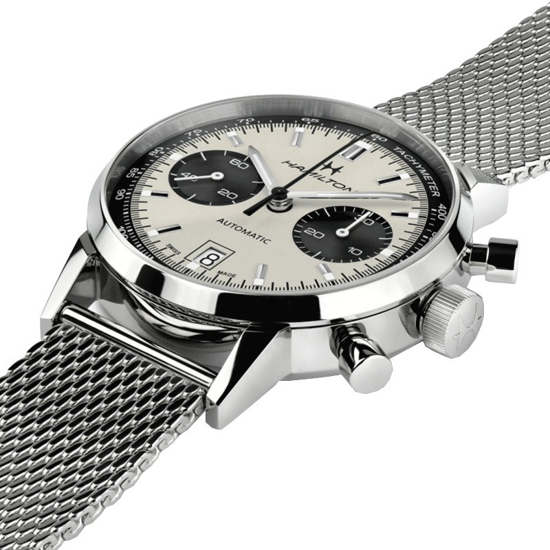 Watch Hamilton Intra-Matic auto chrono panda 40 mm H38416111 - Lepage