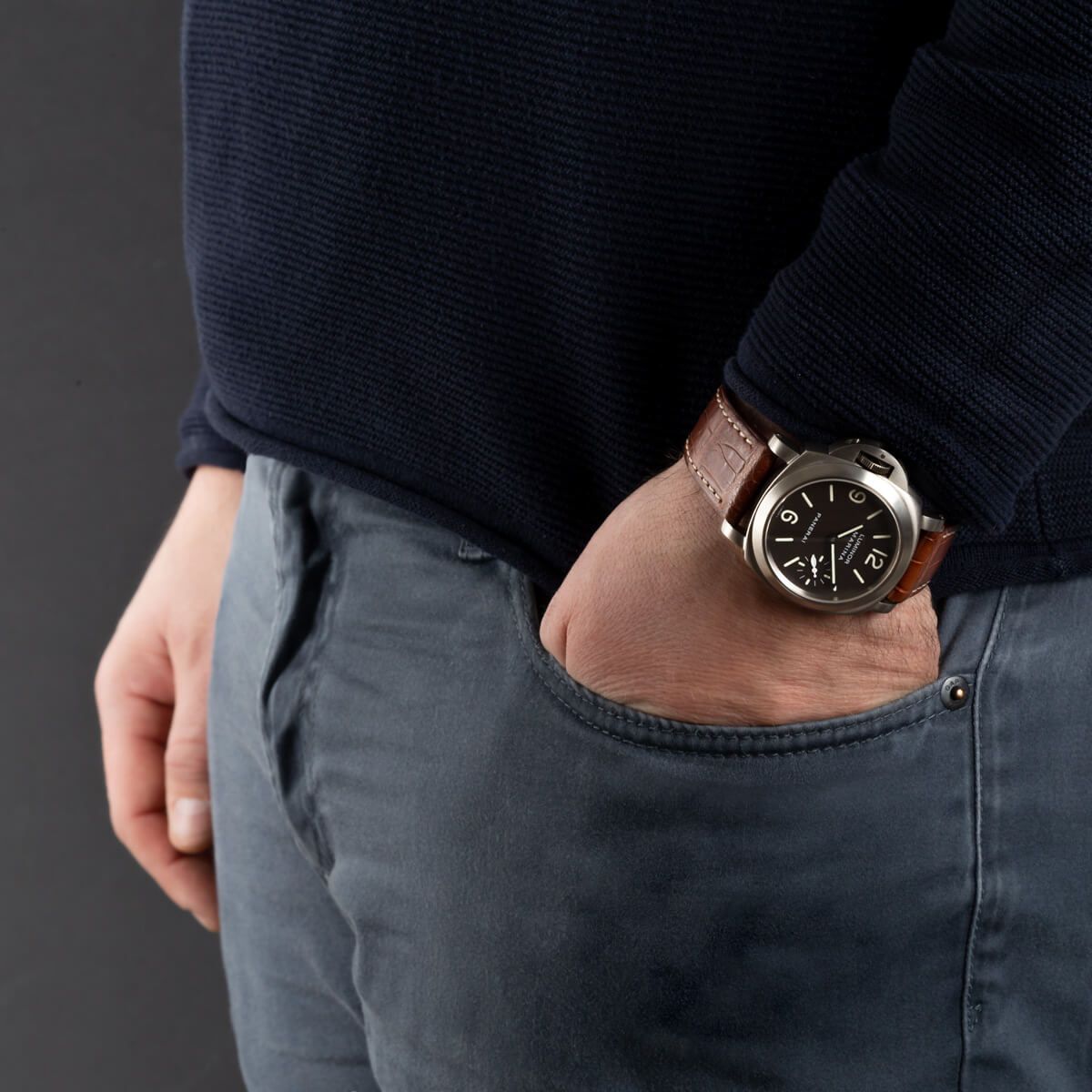 Panerai watch Luminor Marina Destro Titanium Full Set 44 mm - Lepage