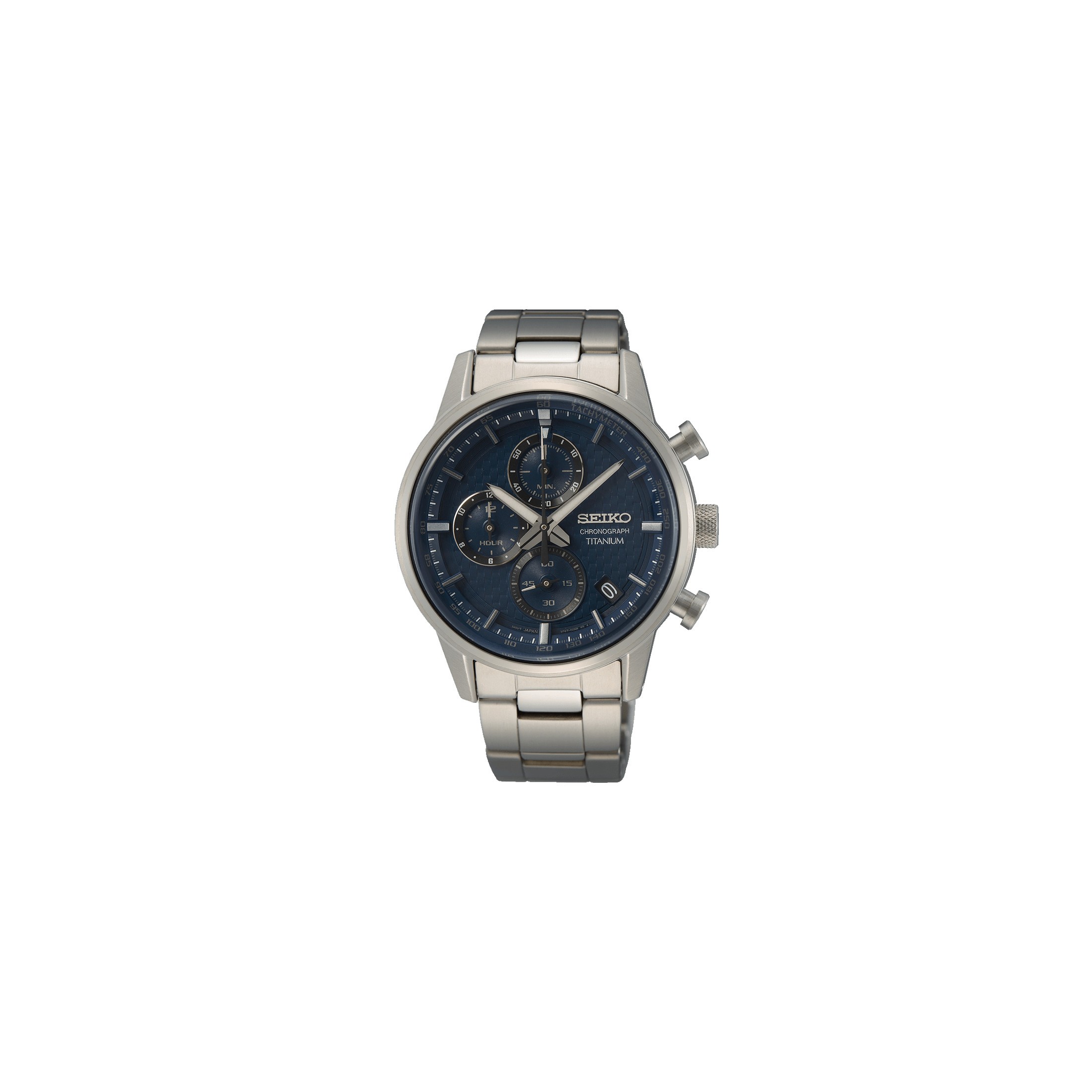 Montre SEIKO Sport titane chronographe quartz 41,6 mm SSB387P1