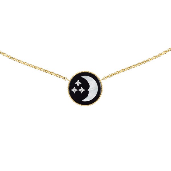 Dior Celestial Rose of the Winds yellow gold necklace JSAM95002 Lepage
