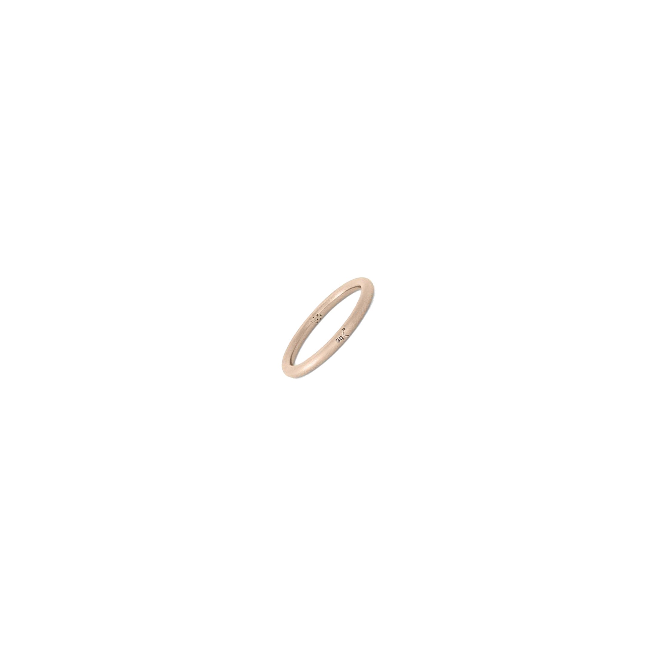 Ring Jonc in brushed red gold LE GRAMME LGCORBR0611 - Lepage