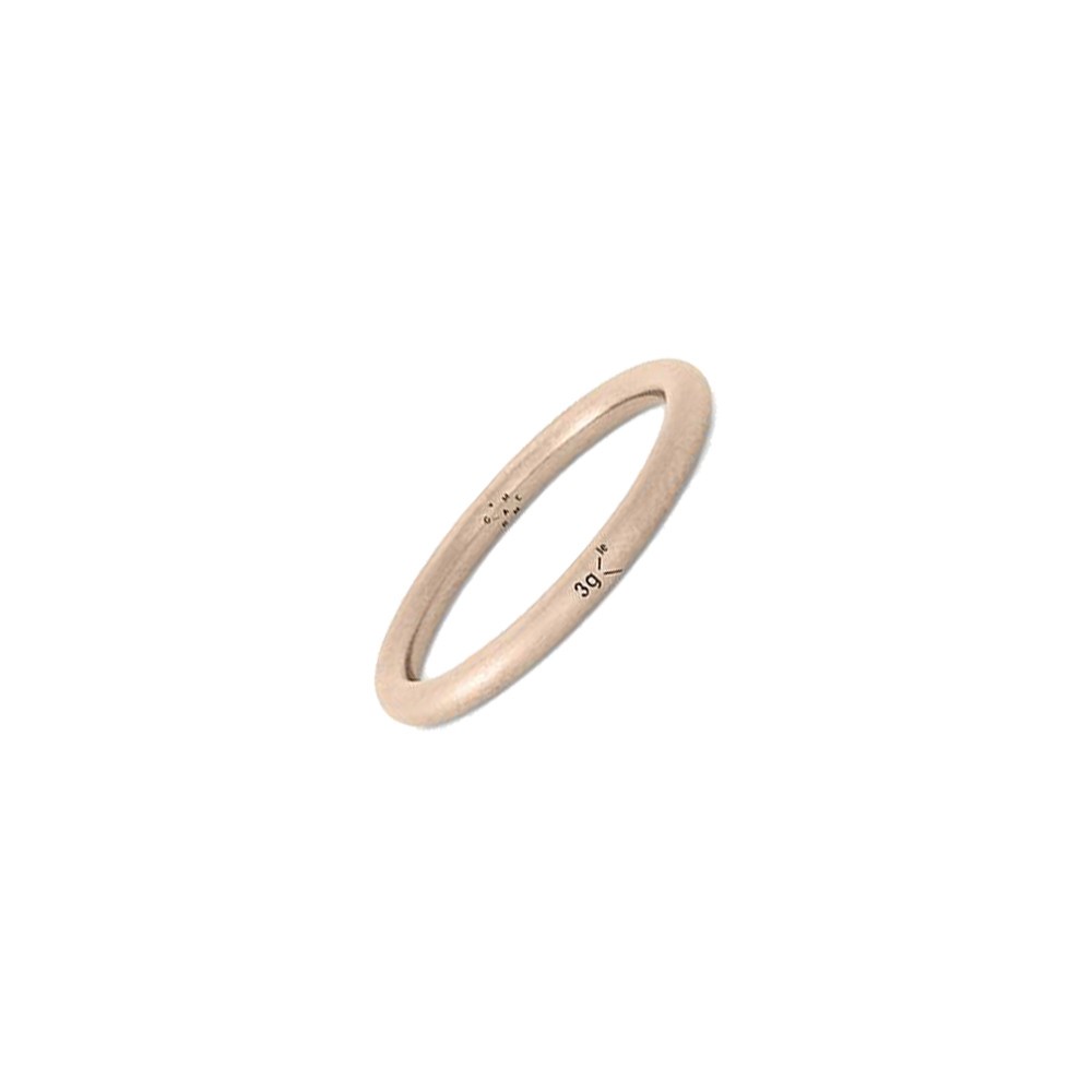 Ring Jonc in brushed red gold LE GRAMME LGCORBR0611 - Lepage