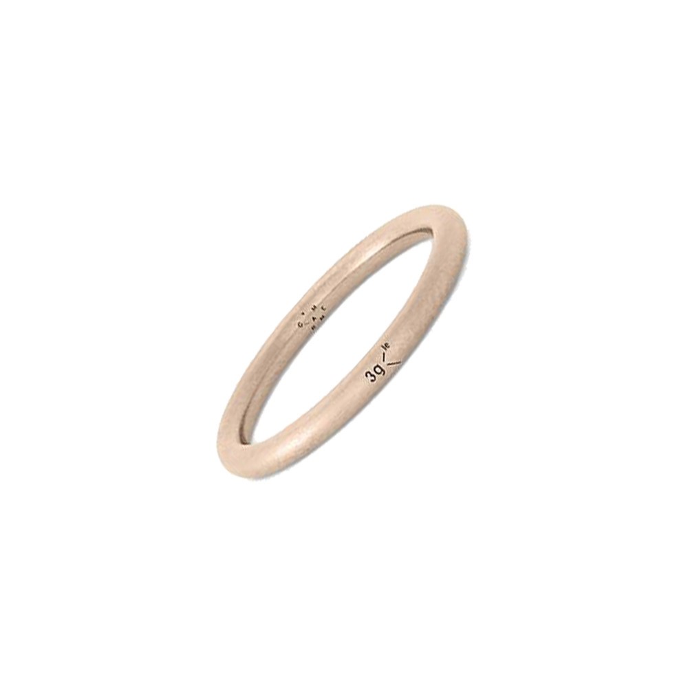 Ring Jonc in brushed red gold LE GRAMME LGCORBR0611 - Lepage
