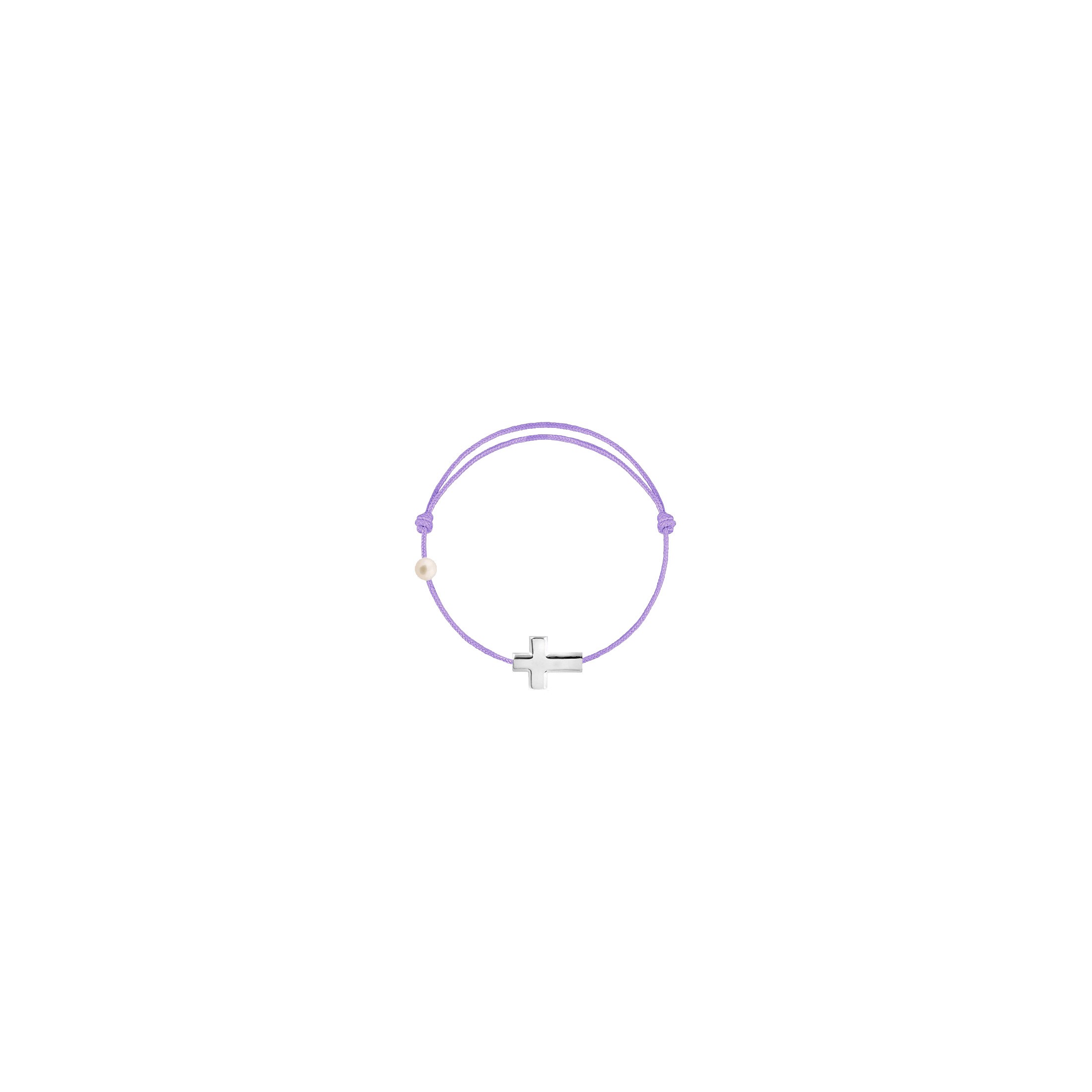 Bracelet Claverin cord the cross BRCCROSS - Lepage