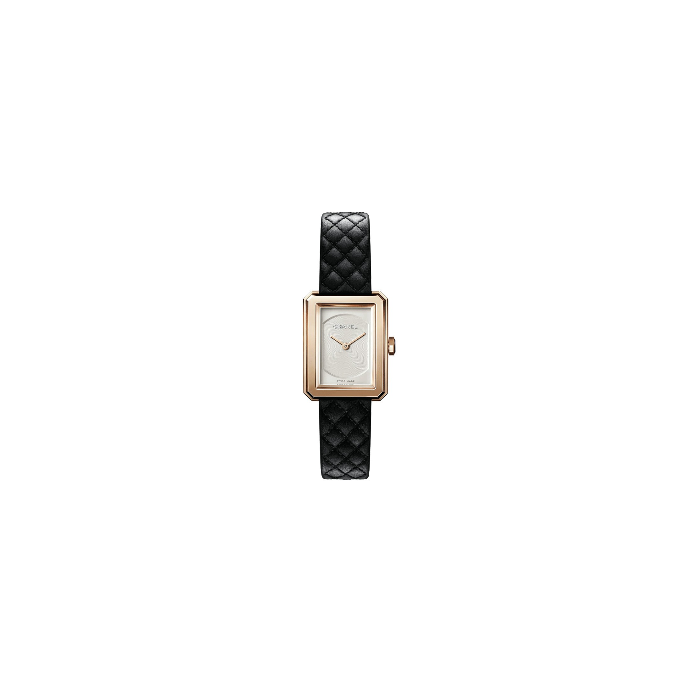 Chanel BOY-FRIEND Petit Modèle Gold beige quartz watch H6587 - Lepage