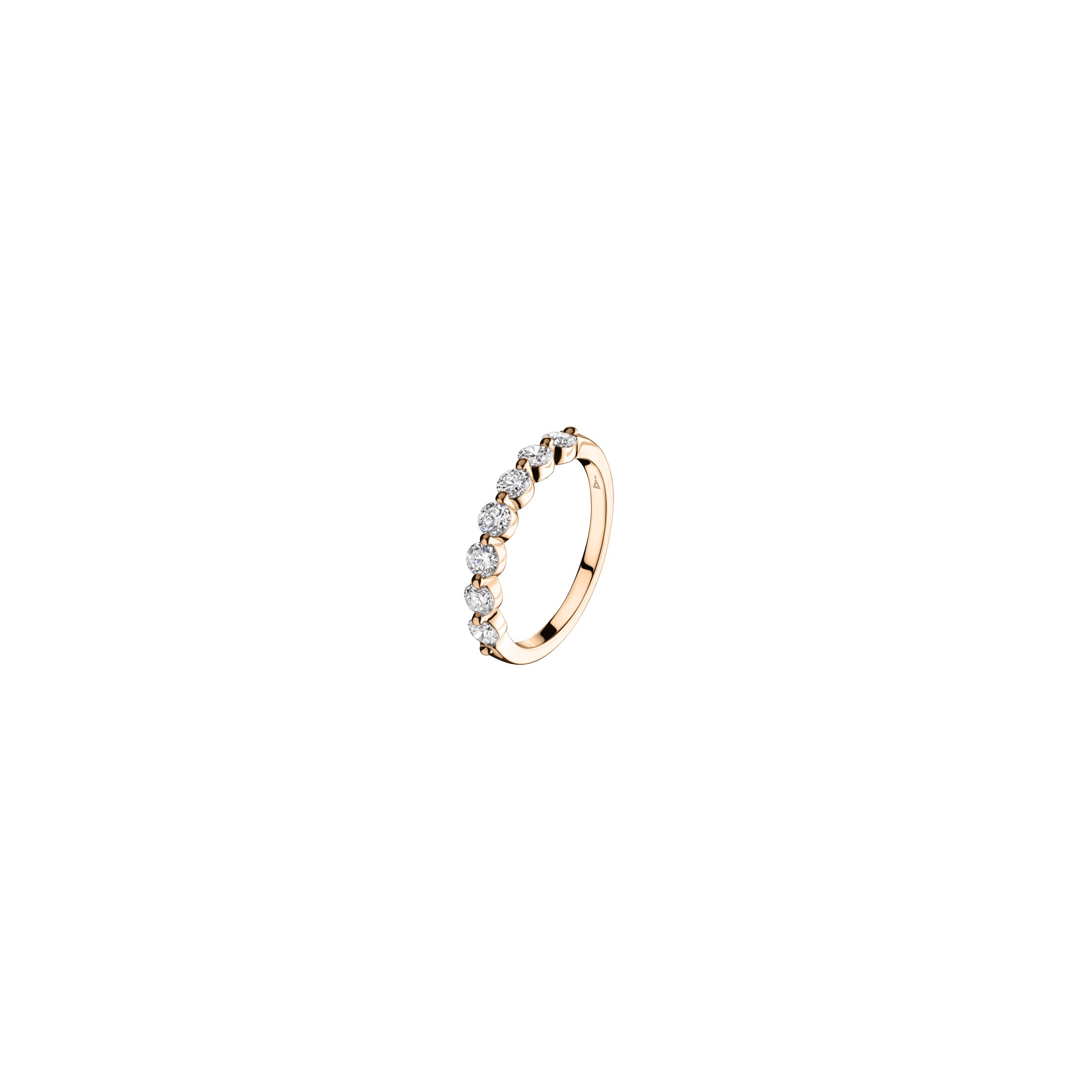 Alliance Romance or rose et diamants | LEPAGE