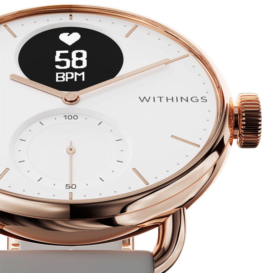 Withings ScanWatch Rose Gold HWA09-model 5-All-Int - Lepage