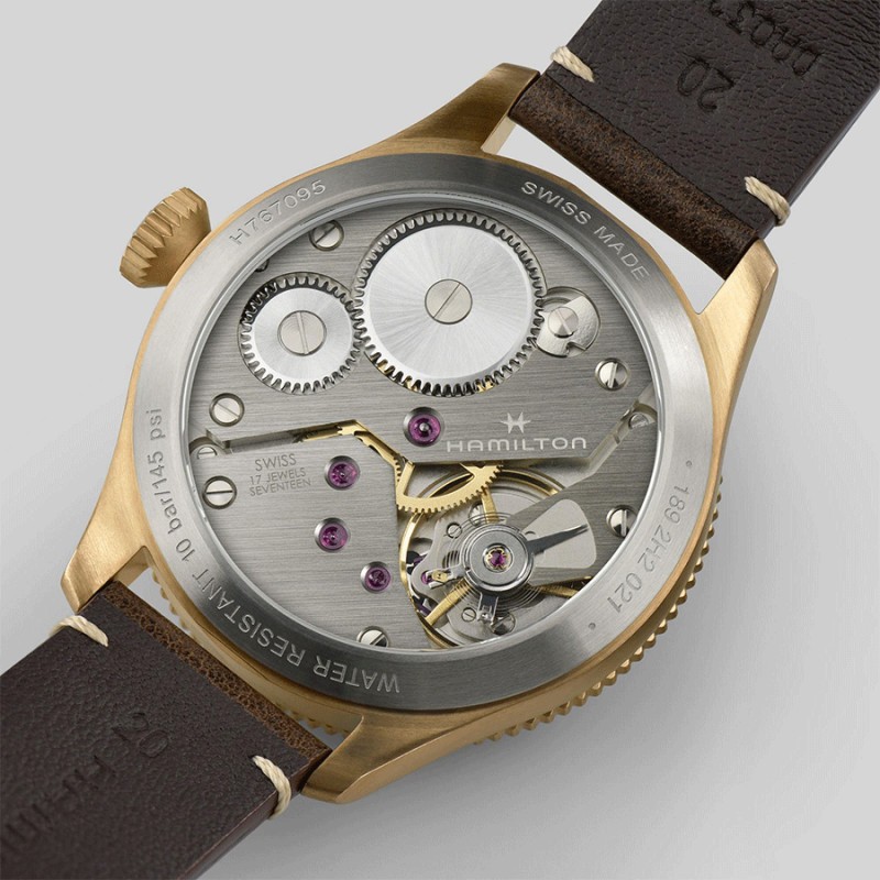 Hamilton Pilot Pioneer Petite Seconde bronze H76709530 - Lepage