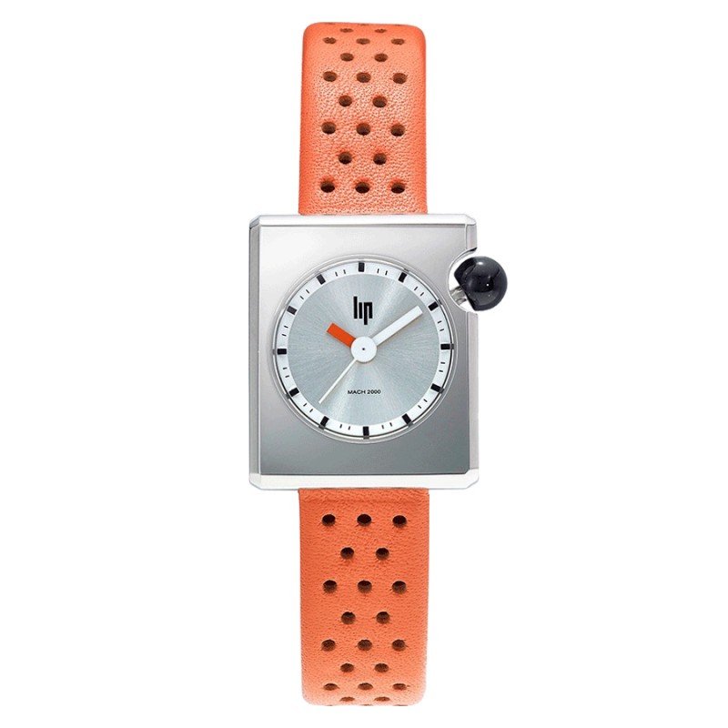 Lip Mach 2000 Mini Square quartz watch 30 x 28 mm 671192 - Lepage