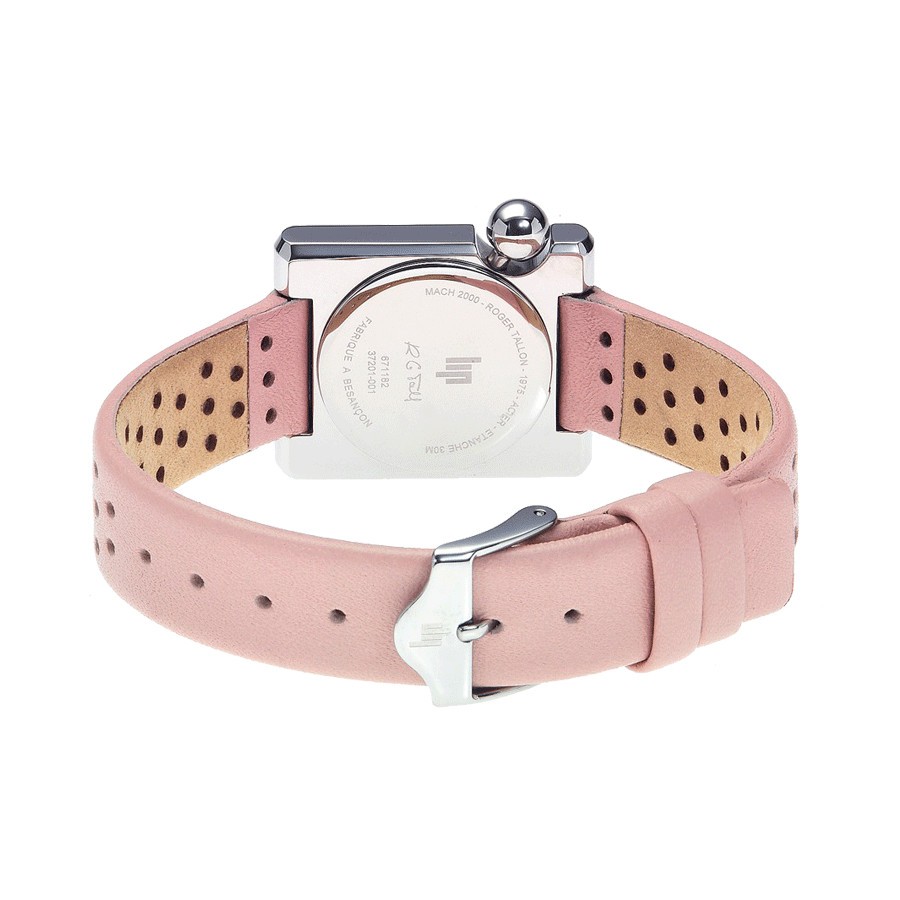 Montre Lip Mach 2000 Mini Square quartz 30 x 28 mm 671182 - Lepage