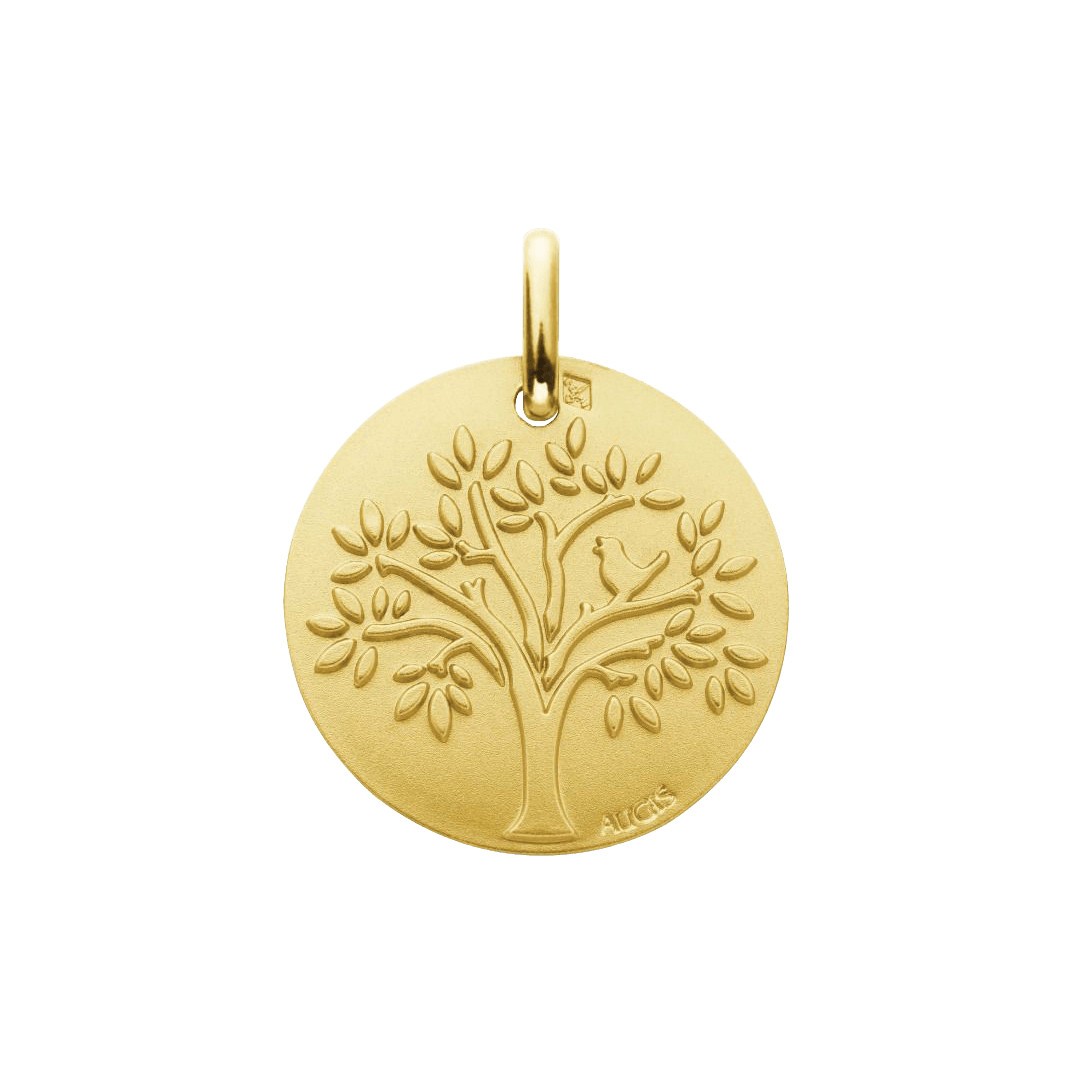 Médaille Augis Arbre de Vie Oiseau en or | LEPAGE