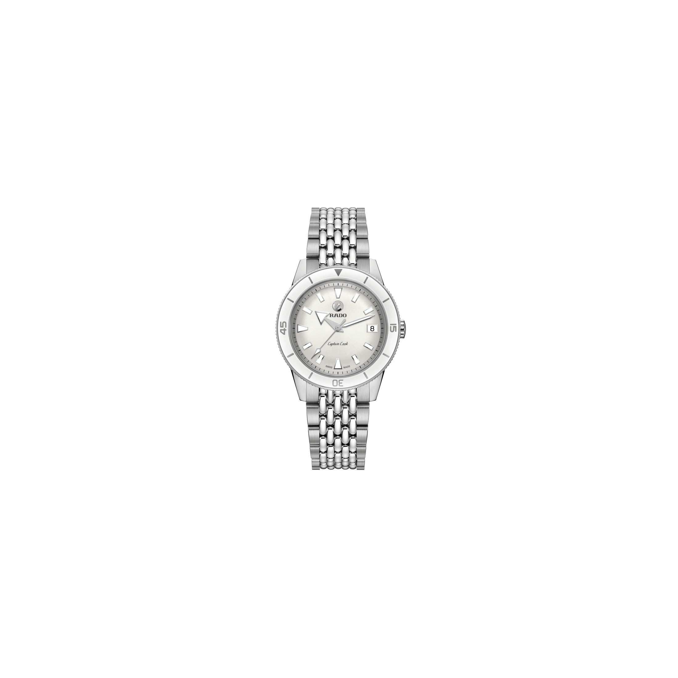 Rado Captain Cook automatic watch silver 37 mm R32500013 - Lepage