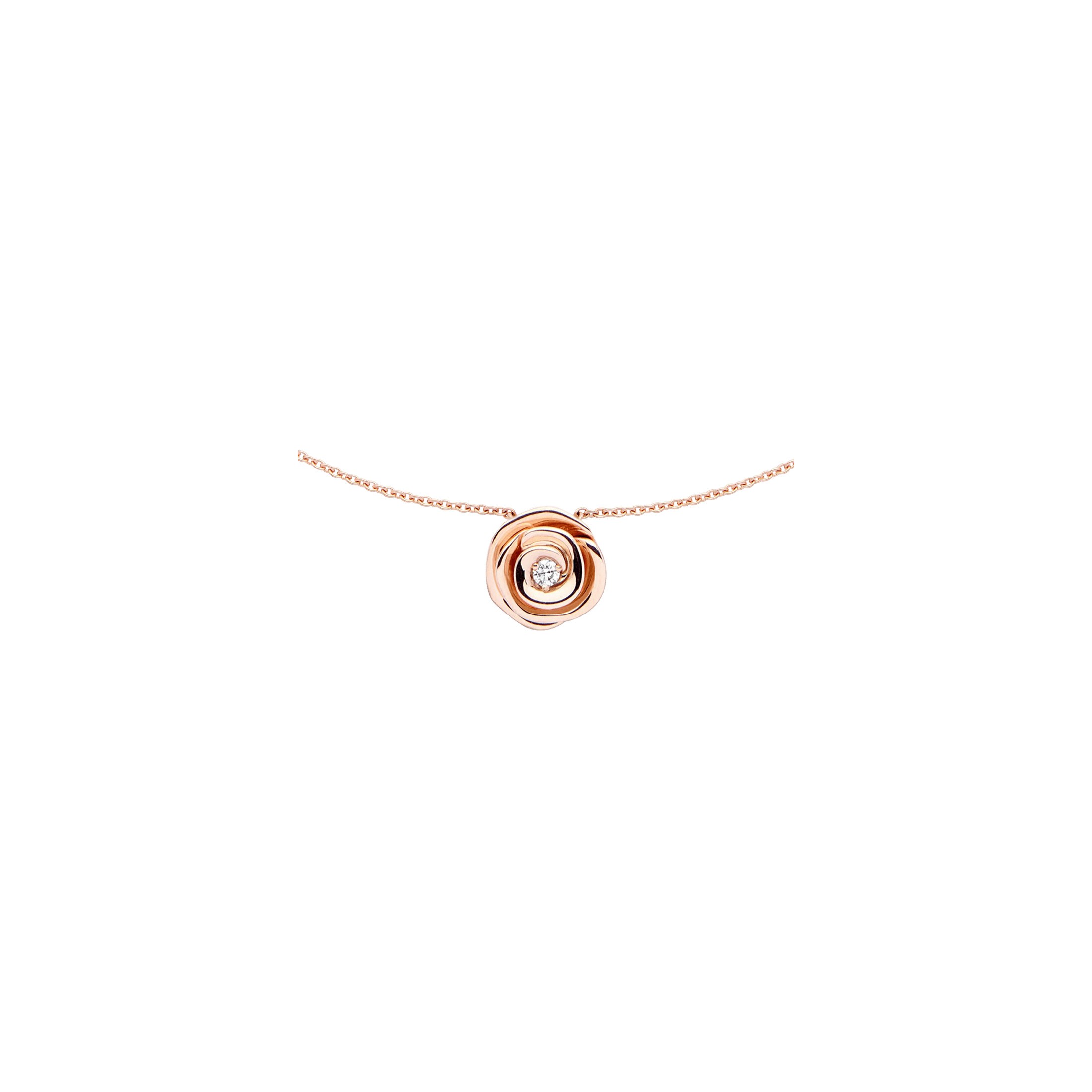 Collier Dior Rose Couture GM or rose diamant - Lepage
