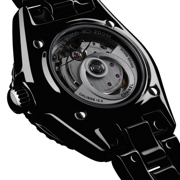 CHANEL J12 Calibre 12.2 black dial watch 33 mm H5696 - Lepage