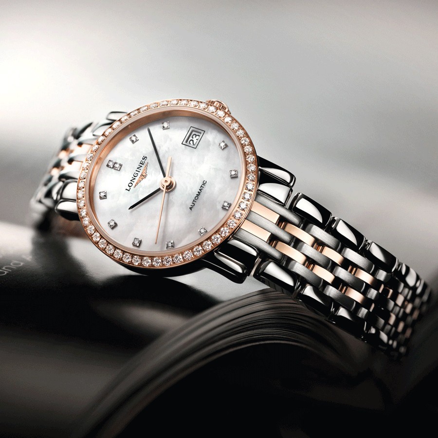 Montre Longines Elegant automatique 25,5 mm L4.309.5.88.7 - Lepage