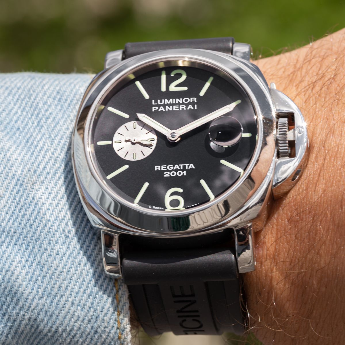 Montre vintage Panerai Luminor Regatta 2001 PAM107 - Lepage