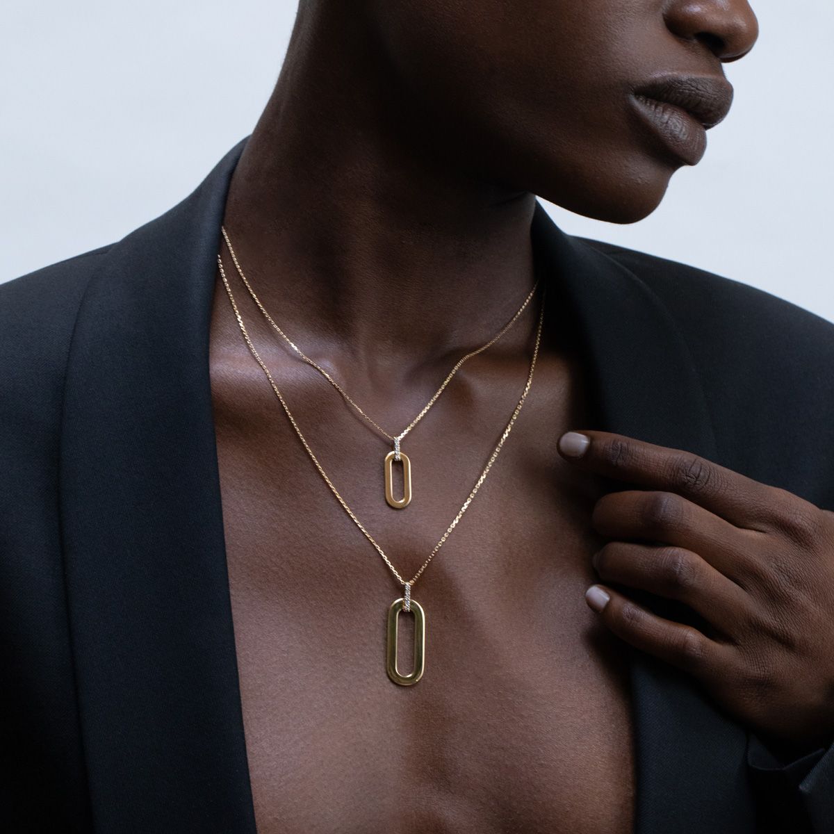 So Shocking Origine necklace yellow gold diamonds - Lepage