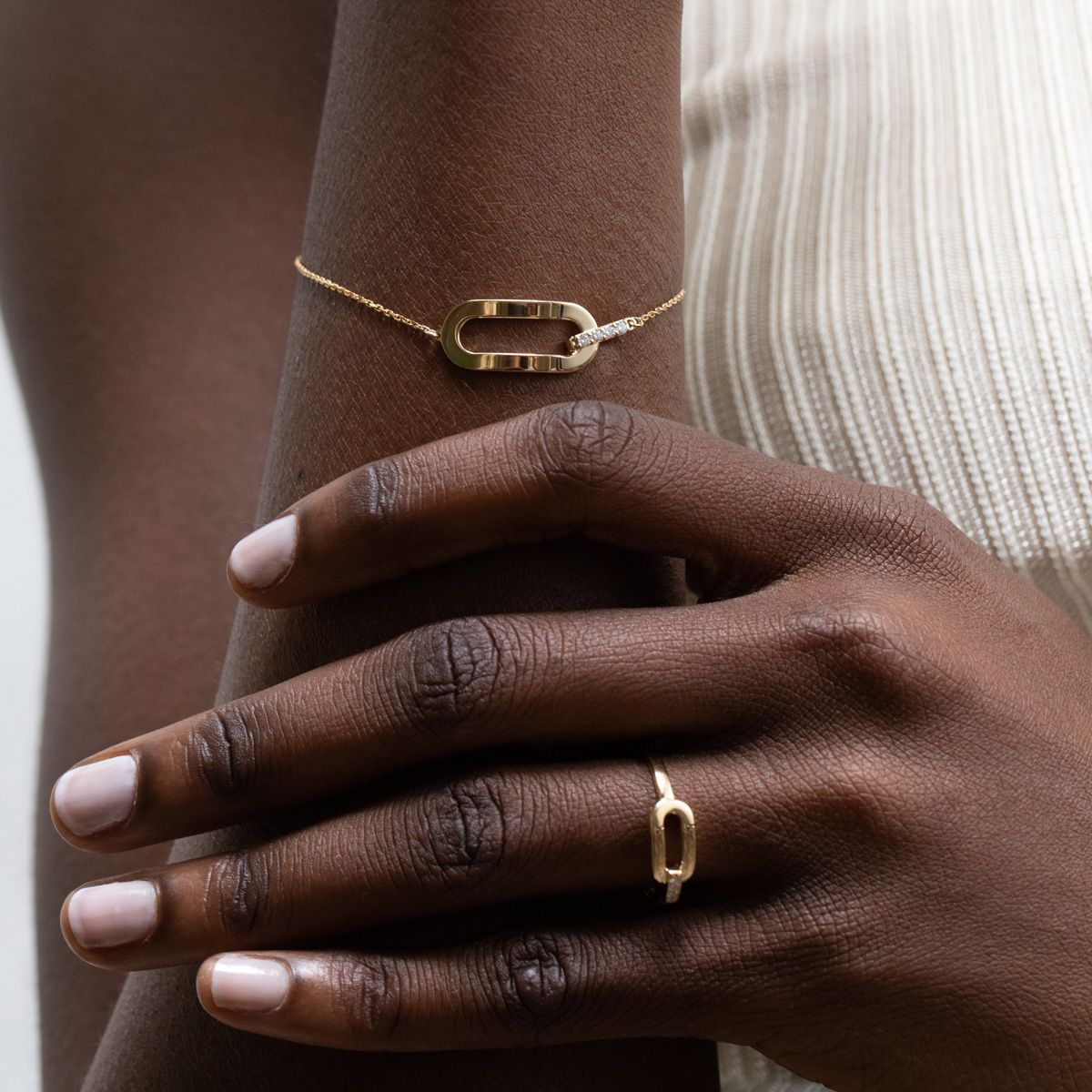 So Shocking Origine Bracelet in yellow gold and diamonds - Lepage