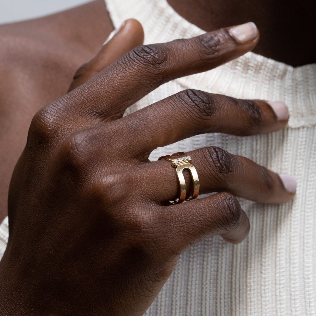 So Shocking Origine Ring yellow gold and diamonds - Lepage