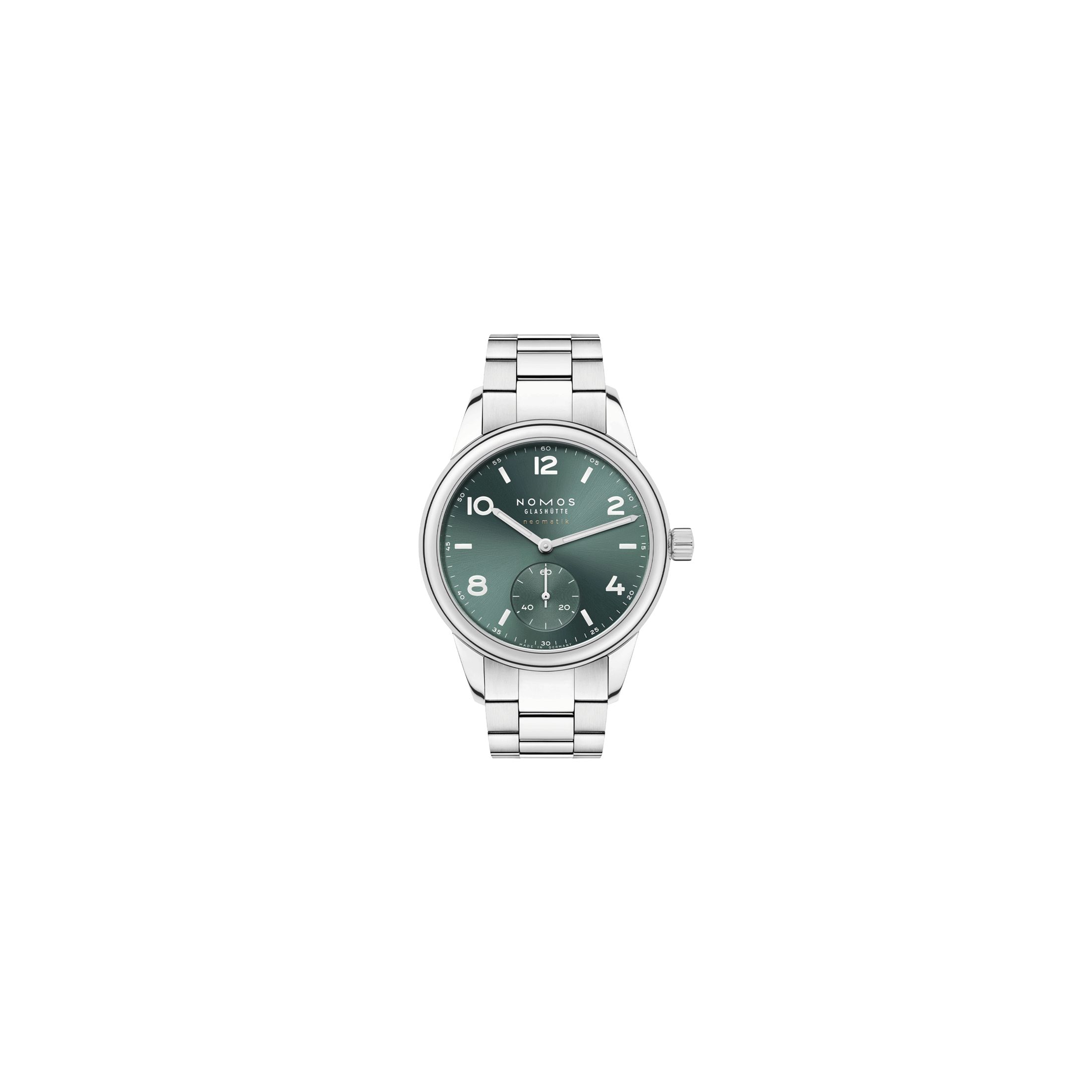 NOMOS Club Sport Neomatik Petrol watch steel back 37 mm 745 - Lepage