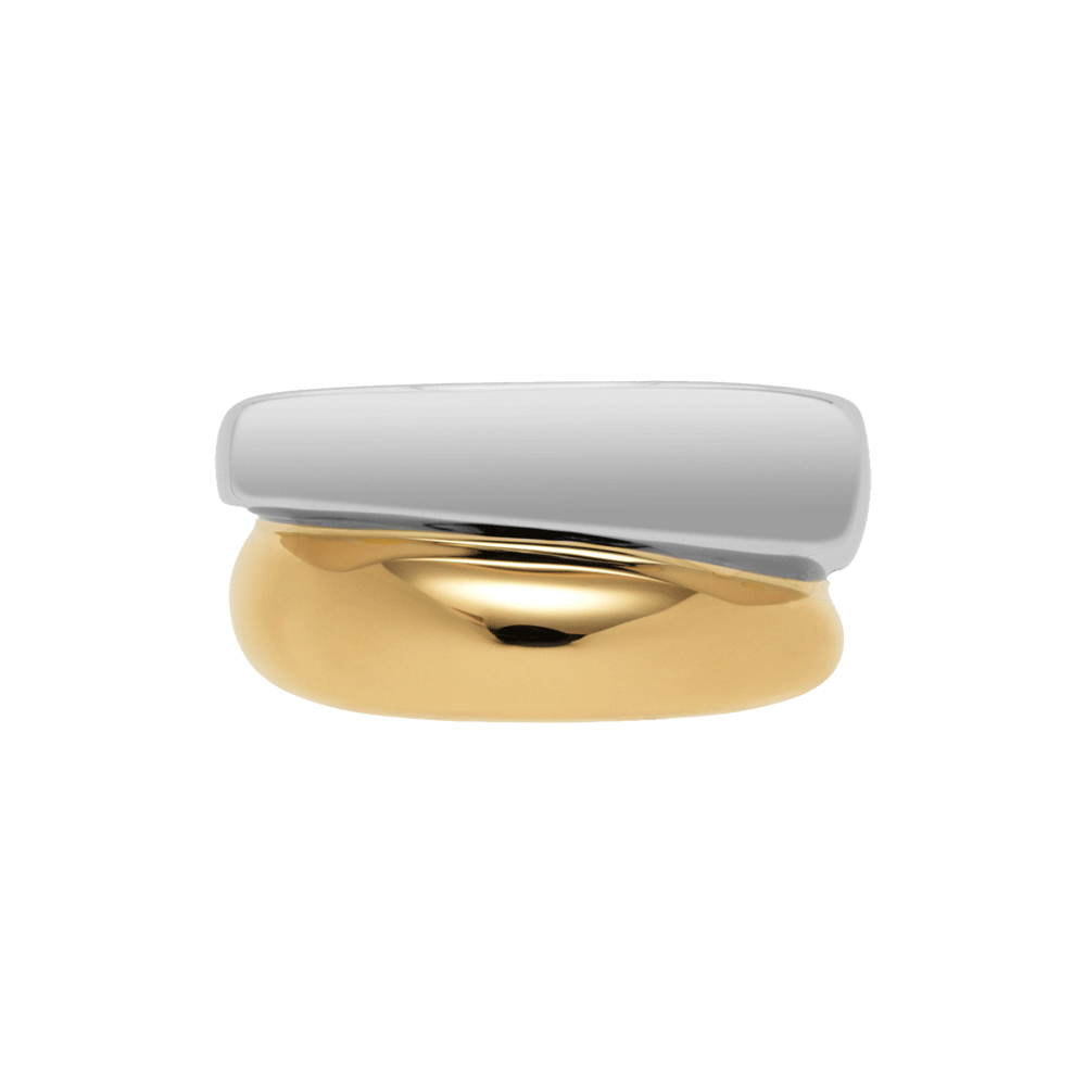 Fred Success ring medium model yellow white gold | LEPAGE