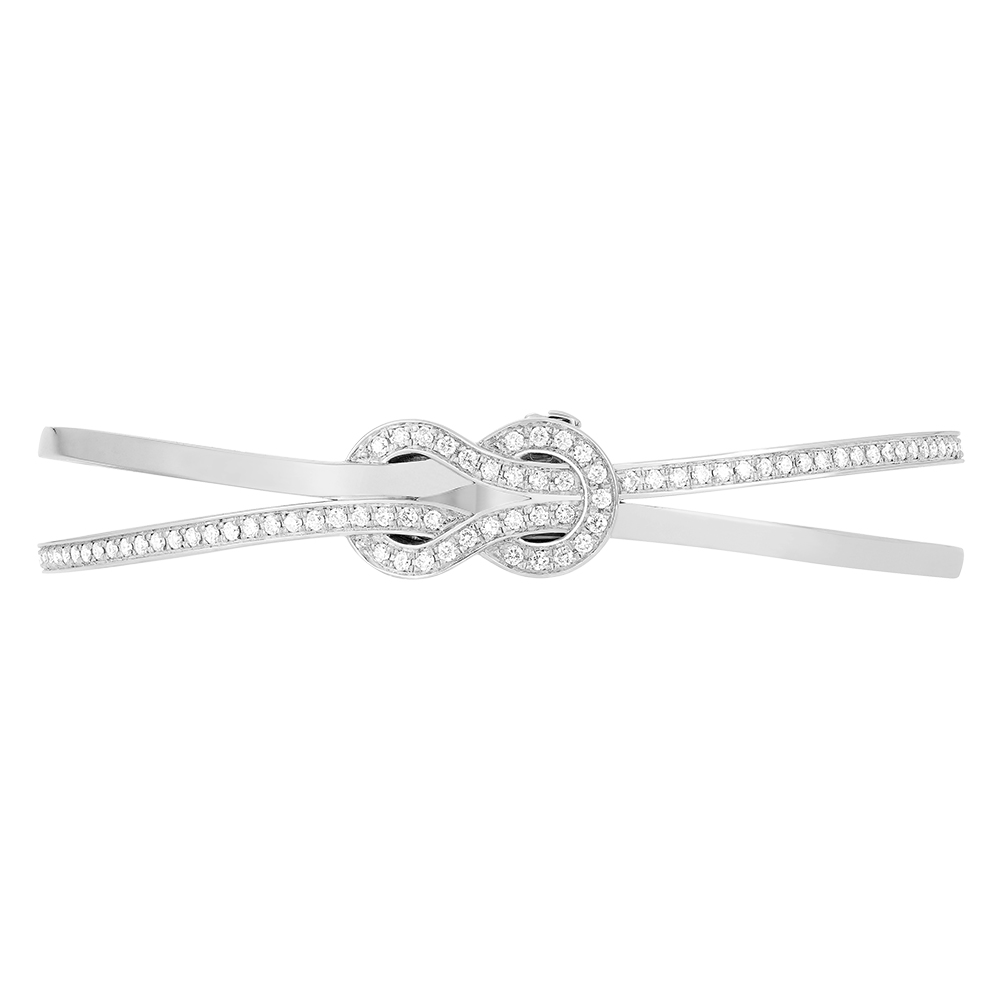 Fred Chance Infinie bangle white gold diamonds | LEPAGE