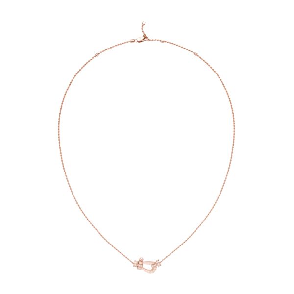 FRED Force 10 MM necklace rose gold diamonds | Lepage
