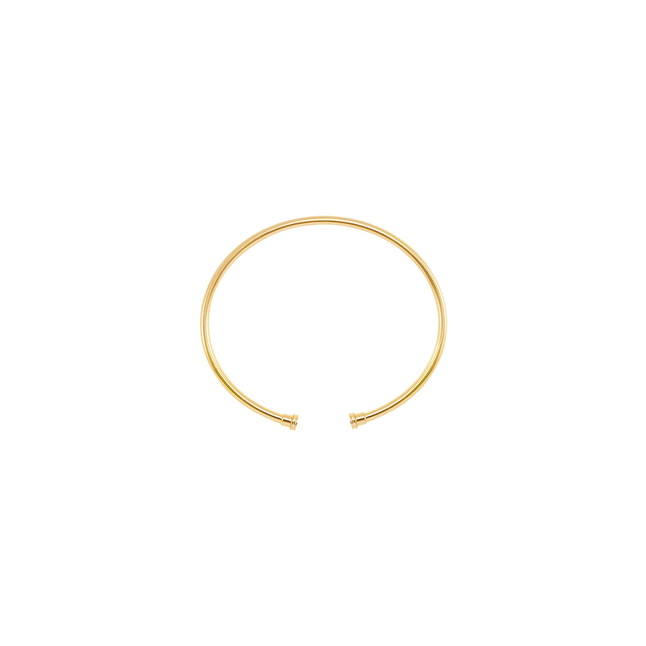 FRED Force 10 MM bangle yellow gold | Lepage