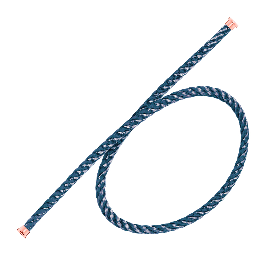 FRED Force 10 Blue Jean LM double turn cable rose gold steel | Lepage