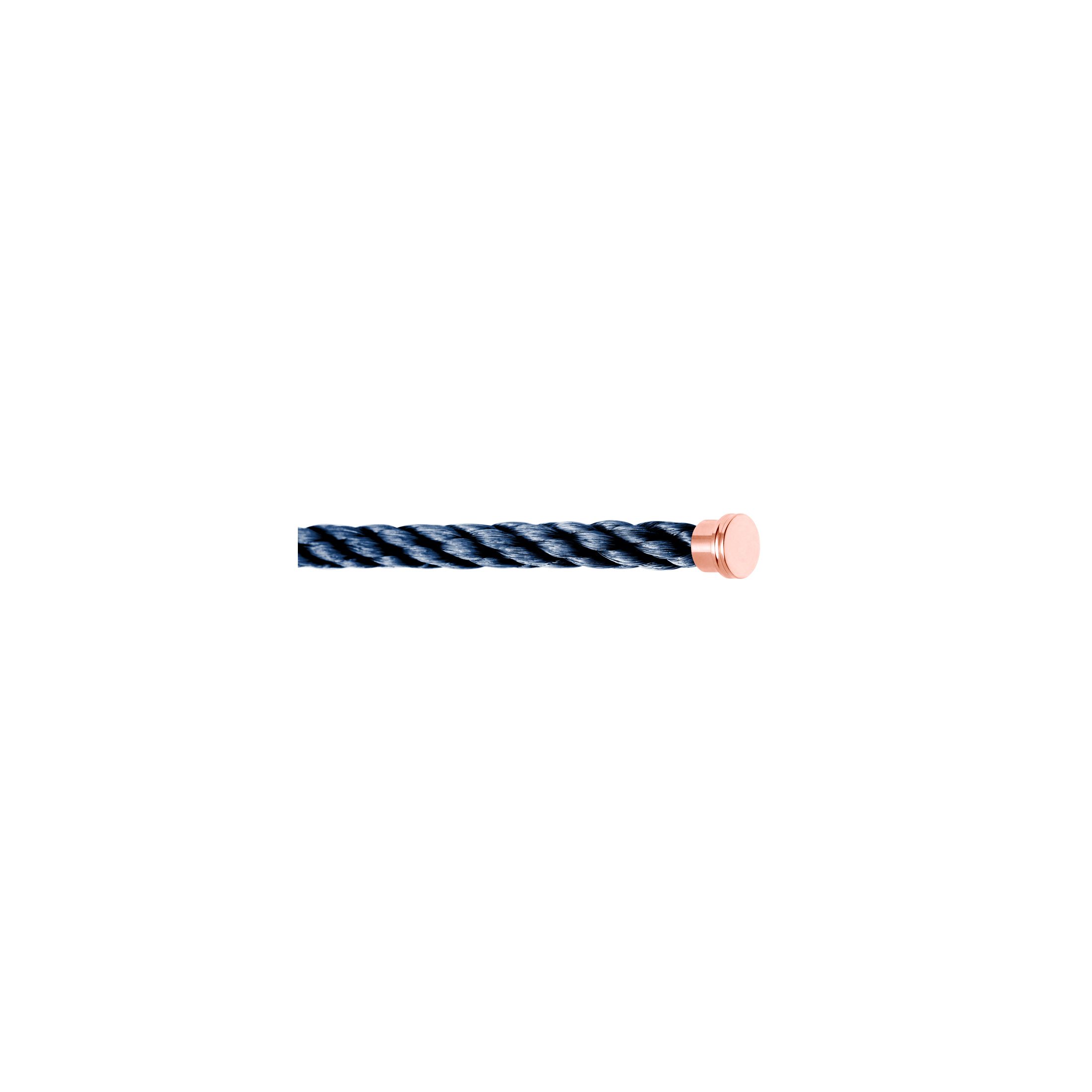 FRED Force 10 Blue Jean LM double turn cable rose gold steel | Lepage