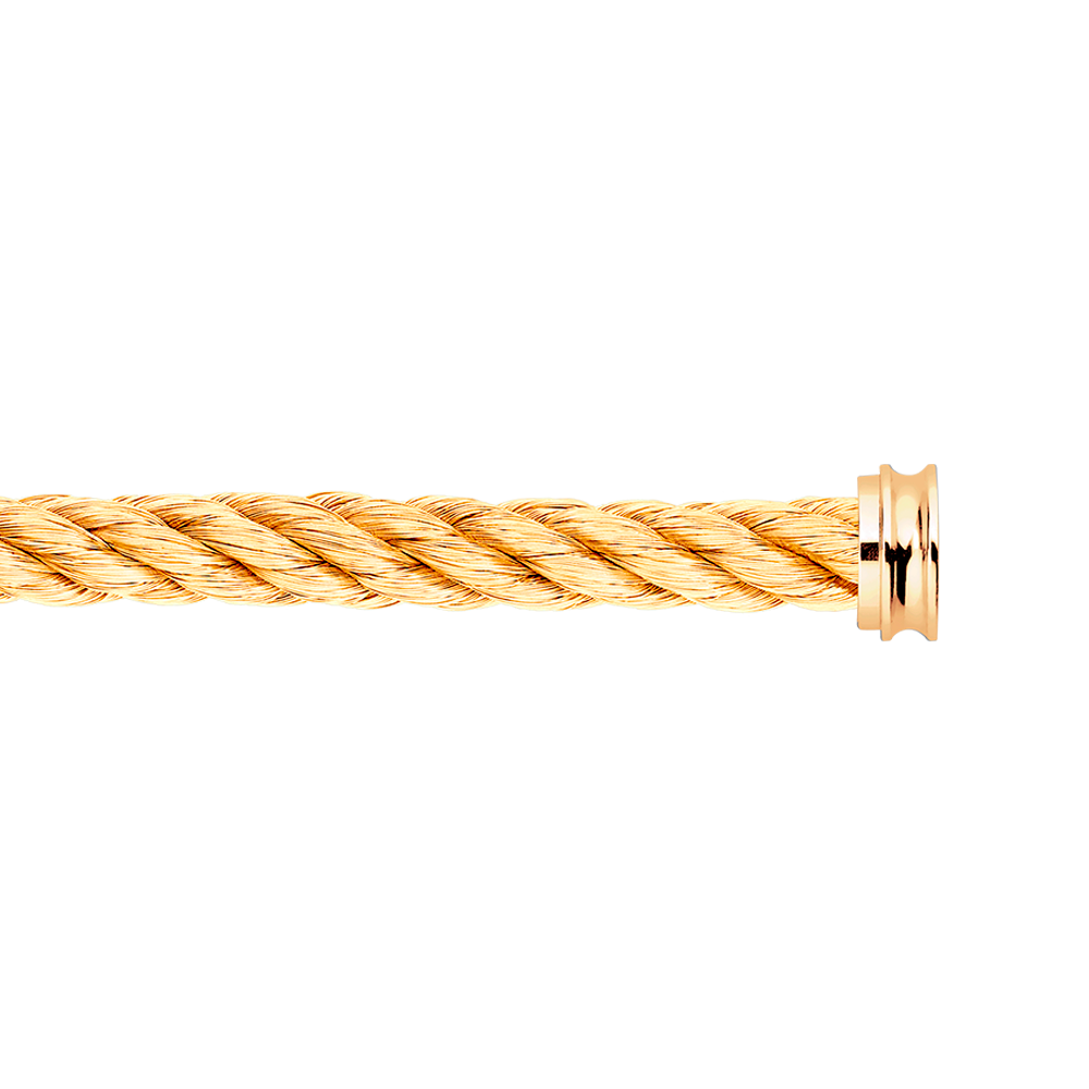 Fred Force 10 XL cable in yellow gold - Lepage