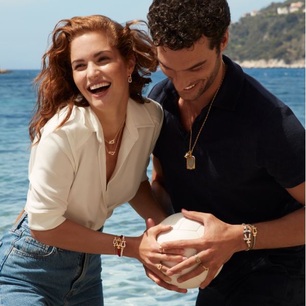 FRED Force 10 MM necklace rose gold diamonds | Lepage