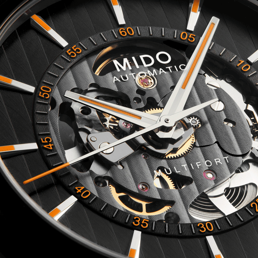 Montre Mido Multifort Skeleton Vertigo M038.436.37.051.00 - Lepage