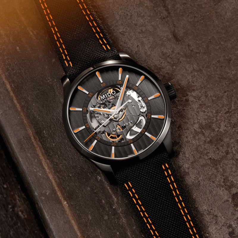 Mido Multifort Skeleton Vertigo Watch M038.436.37.051.00 - Lepage