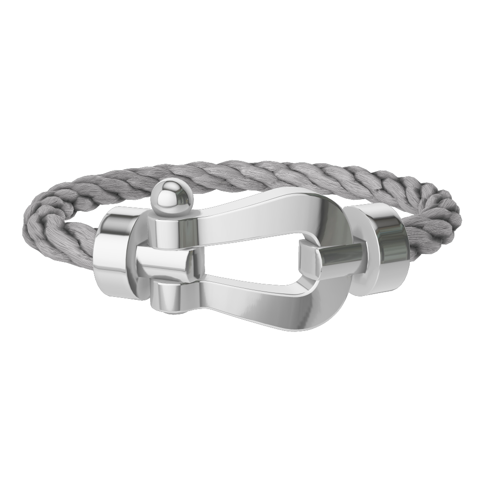 Force 10 FRED bracelet XL gold white steel cable | Lepage Official Retailer