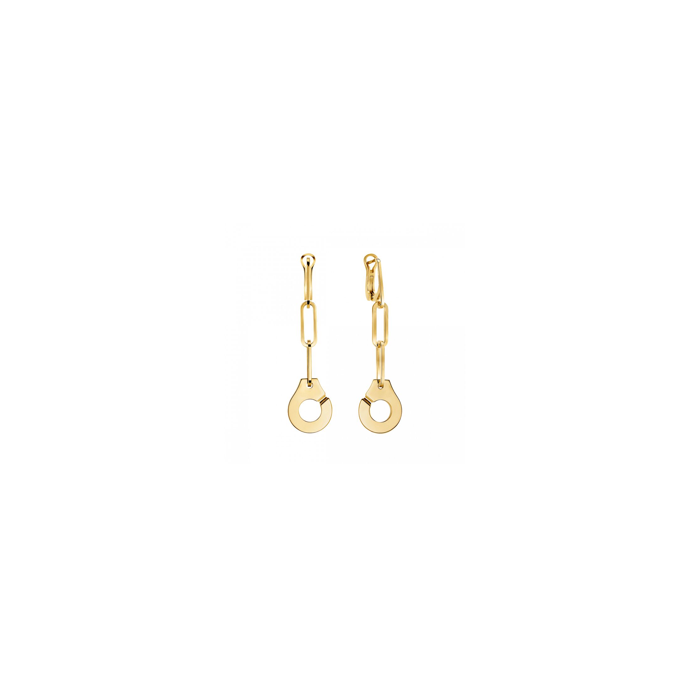 Menottes dinh van R13,5 earrings yellow gold - Lepage