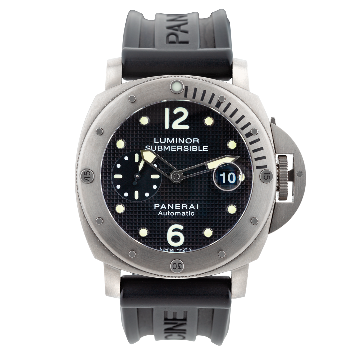 Pre-Owned Panerai Submersible PAM00025 Full Set 2002 - Lepage